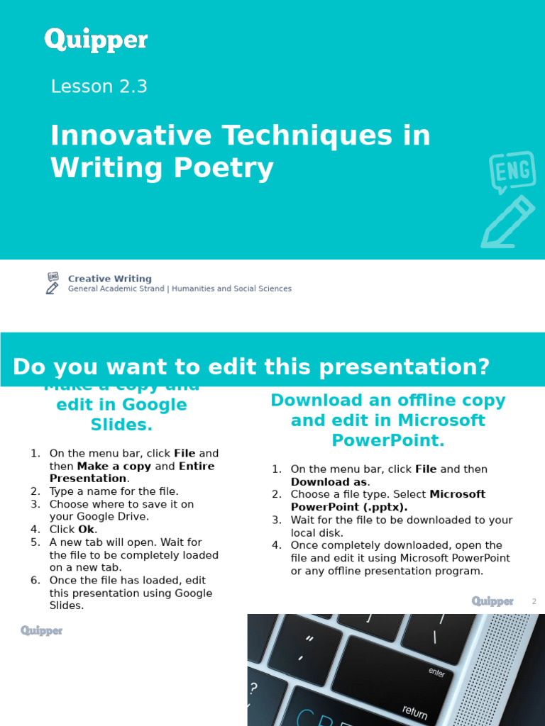 Innovative Poetry Writing Techniques | PDF | Poetry | Writing