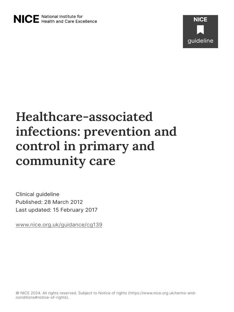 Preventing Healthcare-Associated Infections | PDF | Catheter | Medical ...