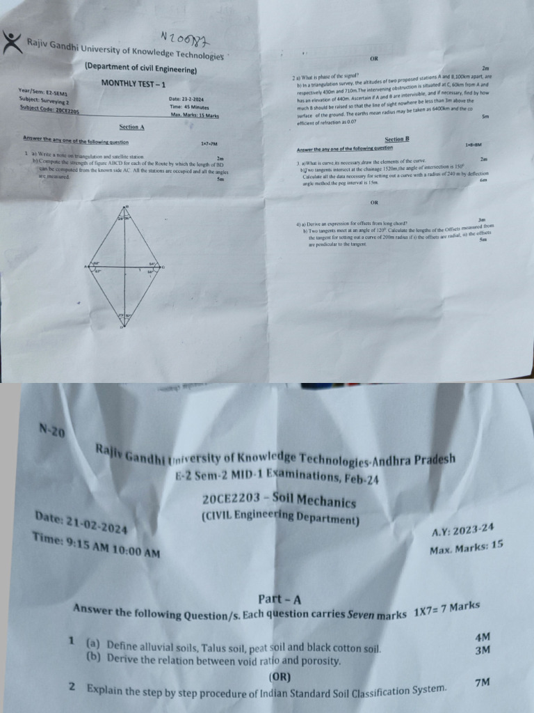 N20 E2S2 Mid 1 Papers | PDF