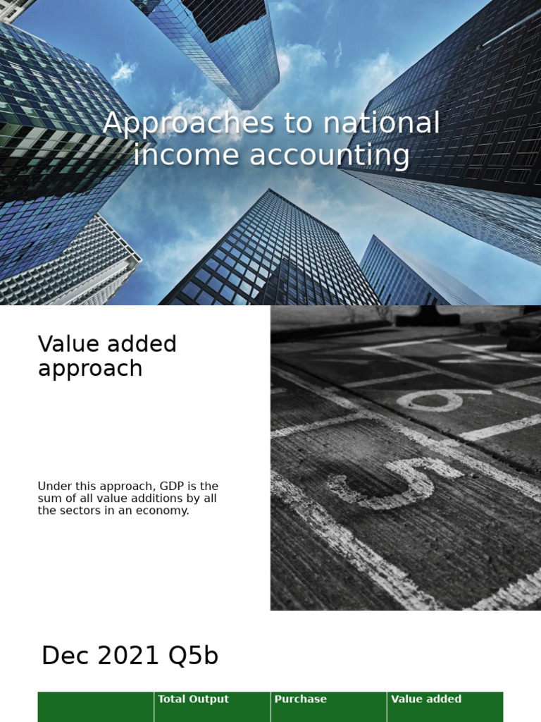 National Income Accounting Methods Explained | PDF | Gross Domestic ...