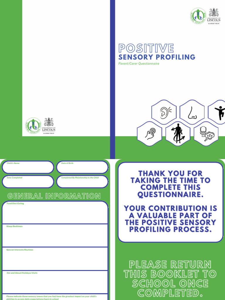 Positive Sensory Profiling Parent Questionnaire.277293767 | PDF ...