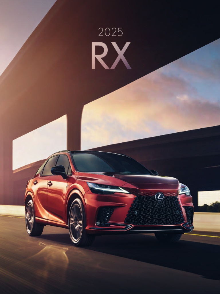 2025 Lexus RX: Luxury Redefined | PDF | Four Wheel Drive | Hybrid Vehicle