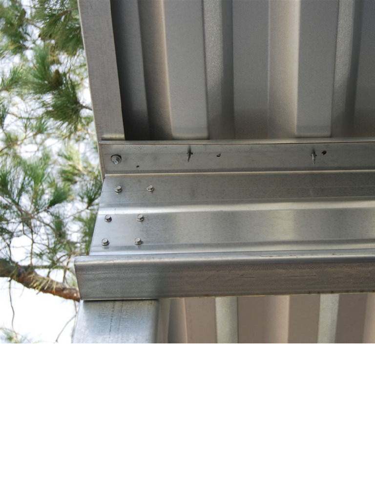 Post To Purlin and Panel To Purlin Connection | PDF