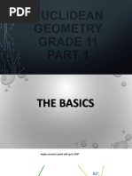 Euclidean Geometry Proofs GR 11 Theorems and Summary | PDF
