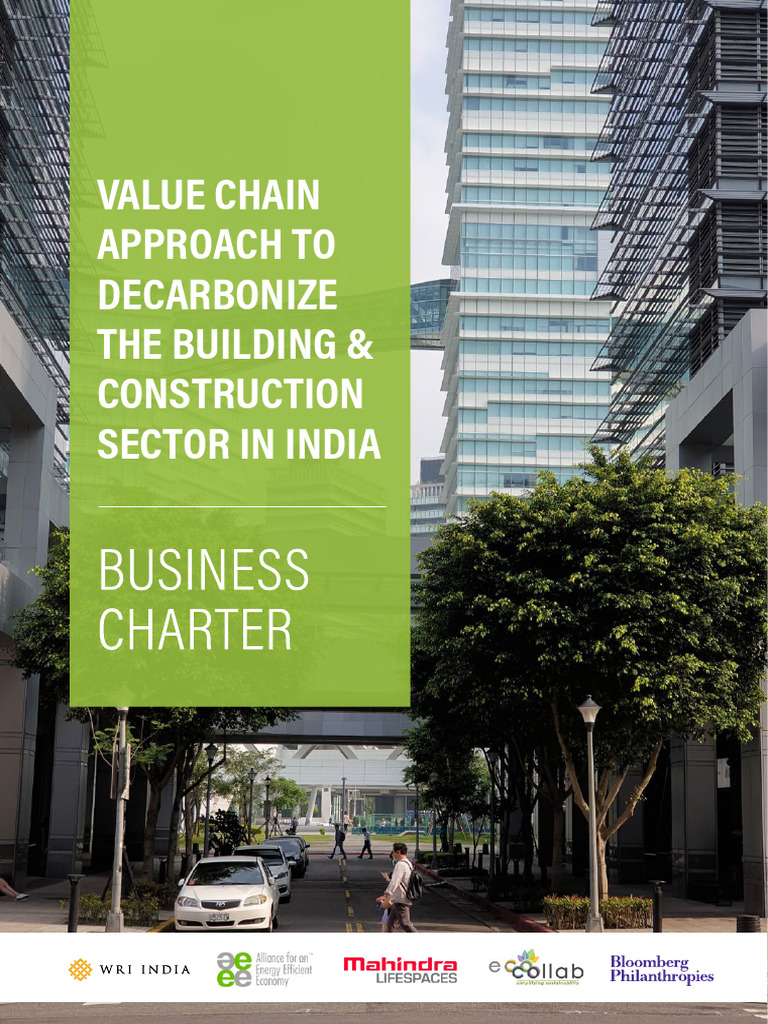 Business Charter Value Chain Approach Decarbonize Building Construction ...