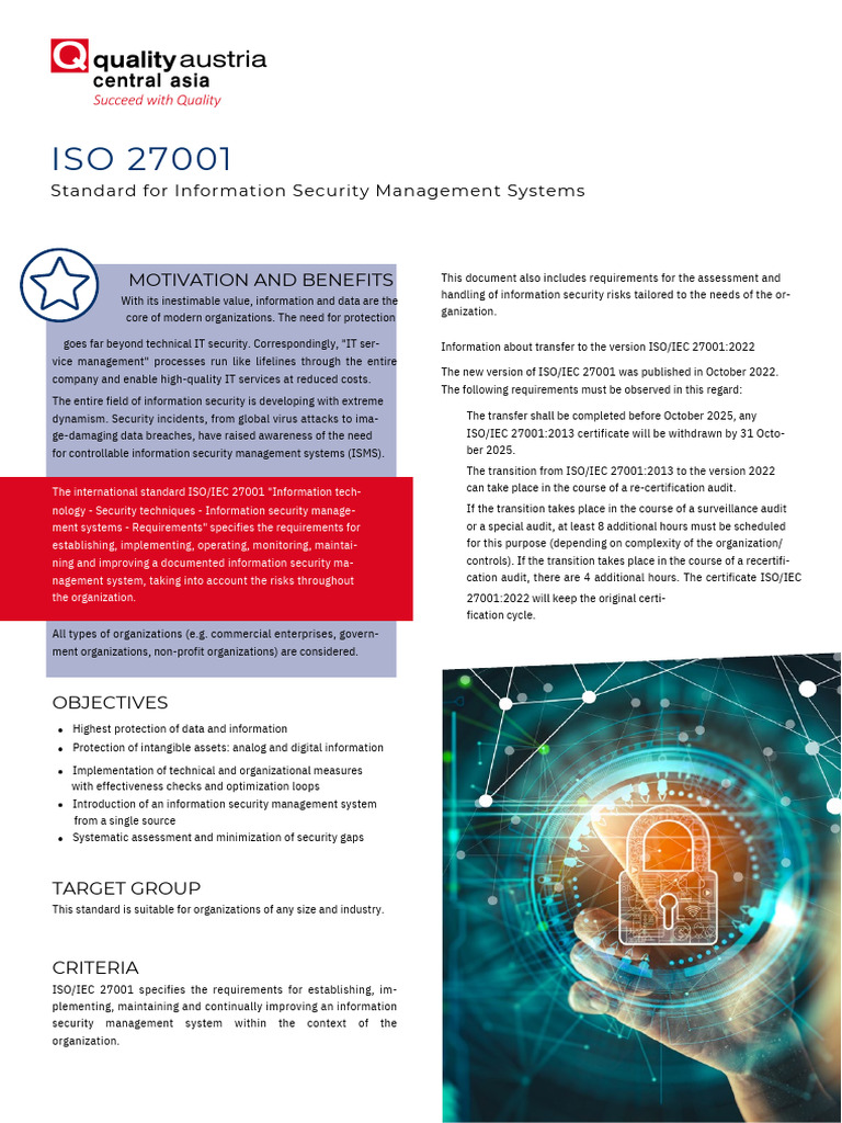 Flyer Iso 27001 2022 en 1 PDF | PDF | Information Security ...