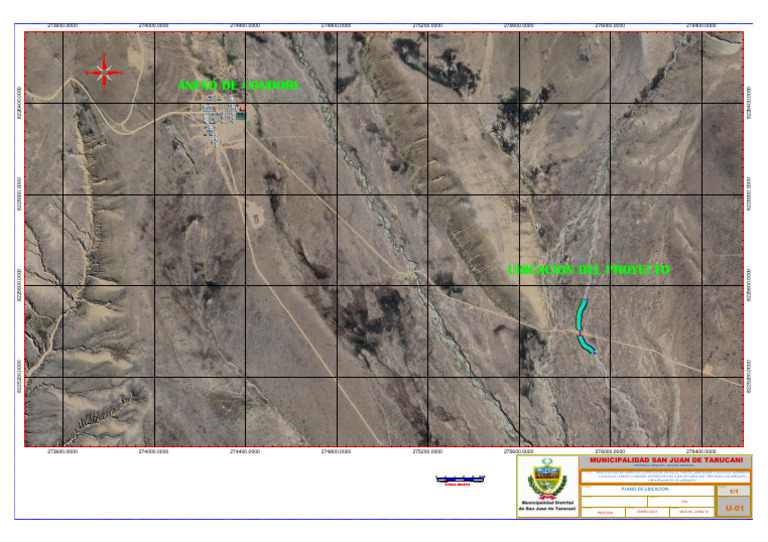 01-UBICACION CALACALA-PLANO | PDF | Geodesia | Tecnología geográfica