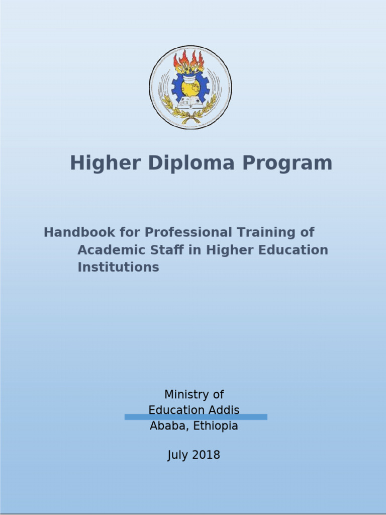 HDP Hand Book (1) | PDF | Teachers | Learning