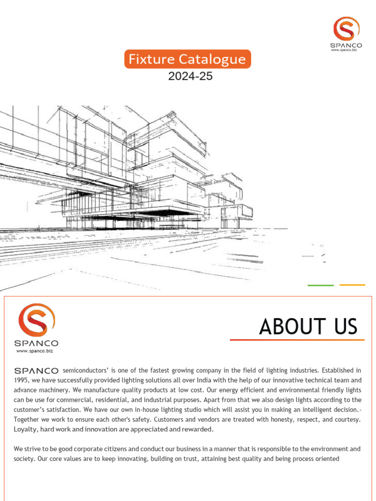 Spanco Fixture Catalogue 24-25 | PDF