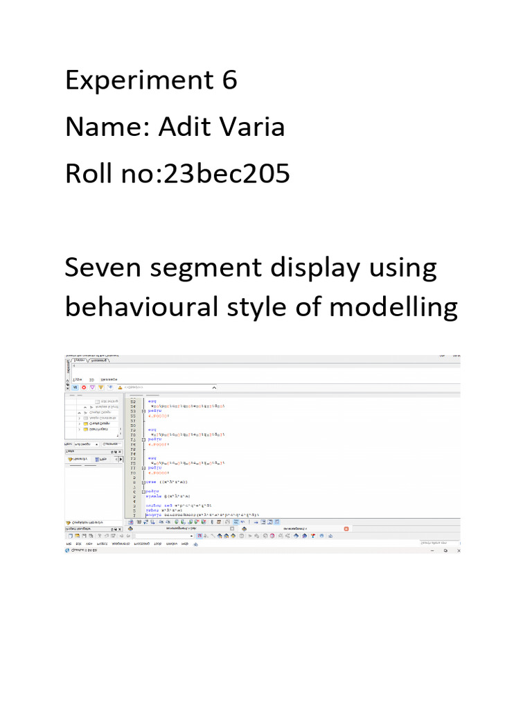 Experiment 6 205 | PDF