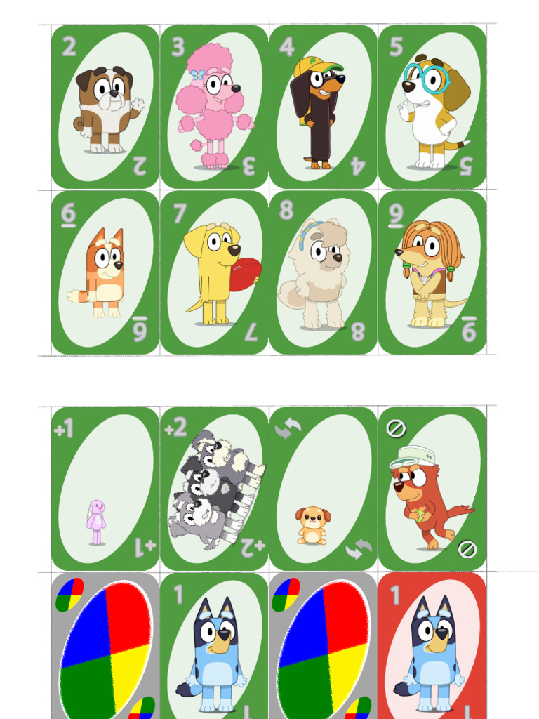 UNO Junior - Bluey | PDF