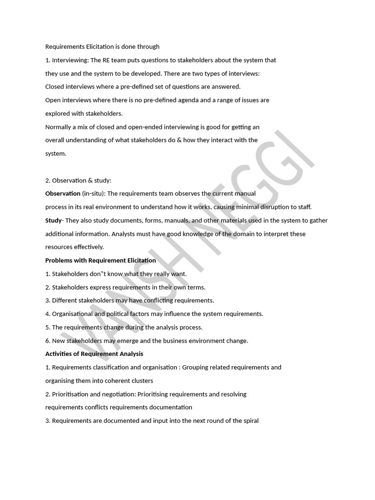 Sepm Module 2 Vansh Notes | PDF | System | Data Model
