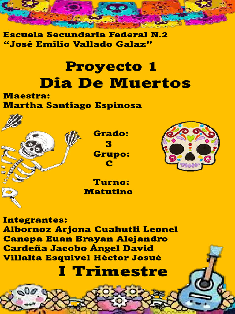 Proyecto Día de Muertos - Secundaria N.2 | PDF