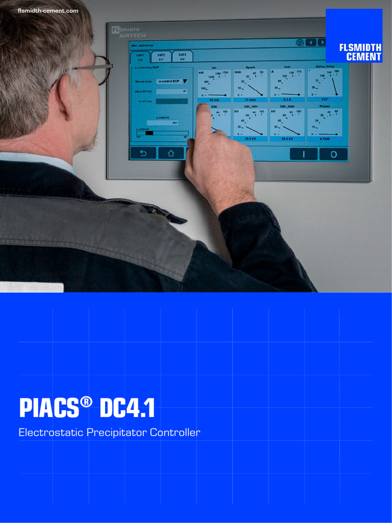 PIACS DC4.1 Electrostatic Precipitator Controller | PDF | Touchscreen | Computer Engineering
