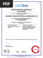 Certifire CF 611 Approval for Locks | PDF