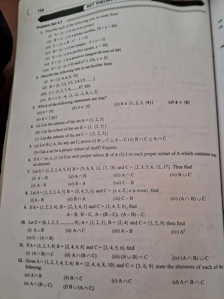 Sets Discrete Maths 3 | PDF