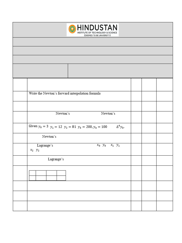 Final Qbmodule2interpolation And Approximation Pdf Interpolation Spline Mathematics