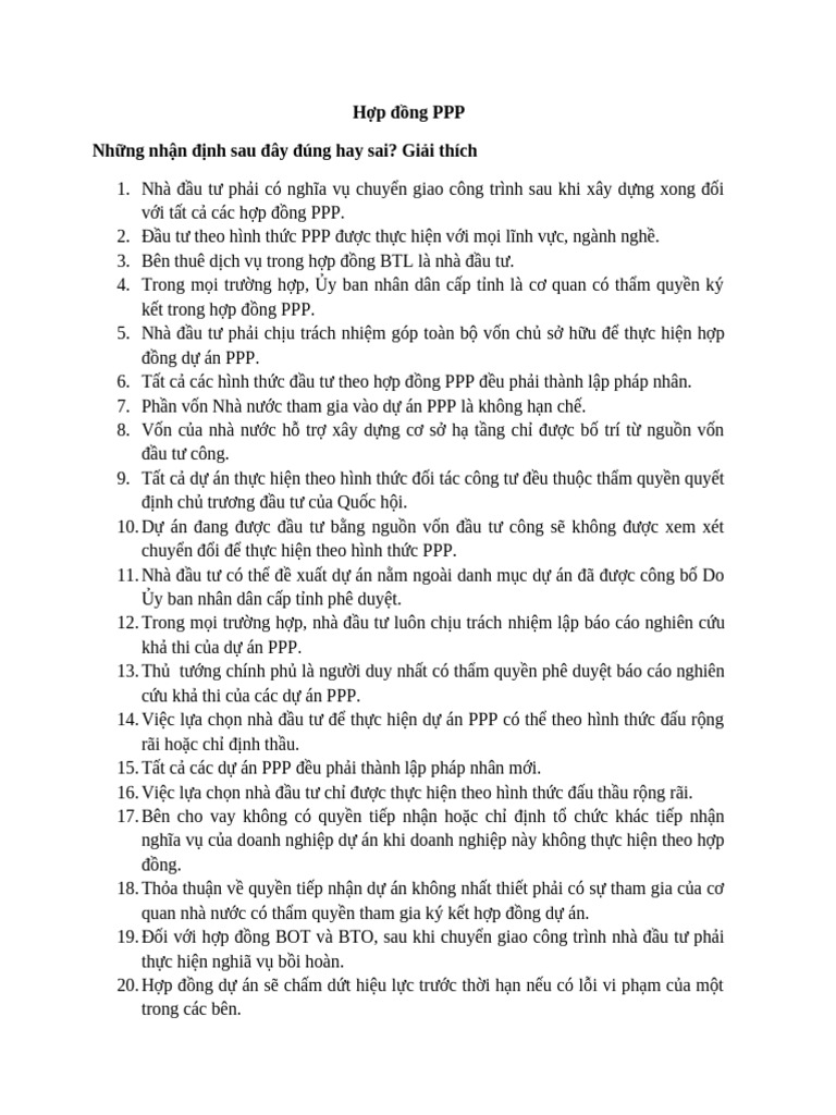 H P Đ NG PPP 1 Nhan Dinh Dung Sai | PDF