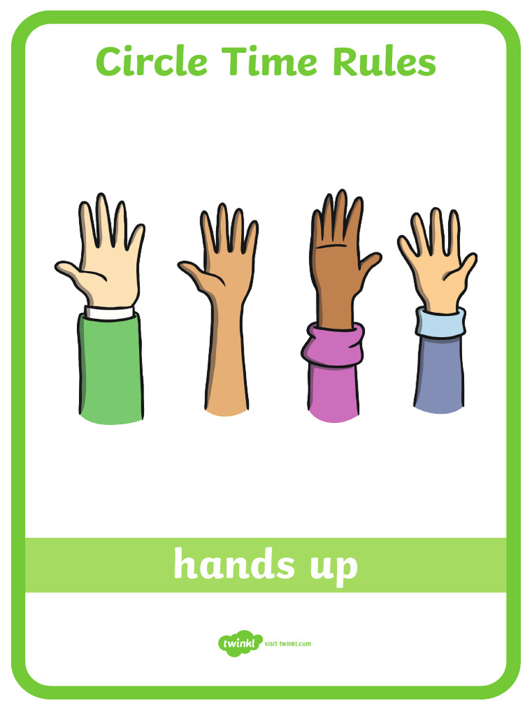 Us T M 512 Circle Time Rules Poster Ver 2 | PDF