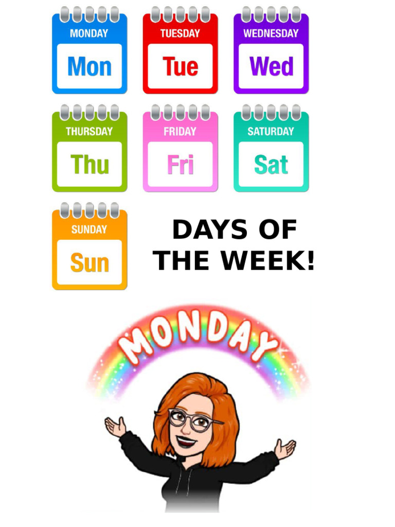 Days of Week Fun Activities Games 143192 | PDF