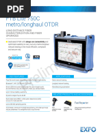 EXFO OTH-7000 Fiber Monitoring System | PDF | Optical Fiber | Decibel