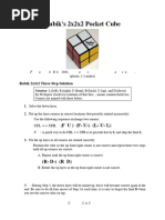 Rubik's Cube Move Notation Guide | PDF | Cartesian Coordinate System ...