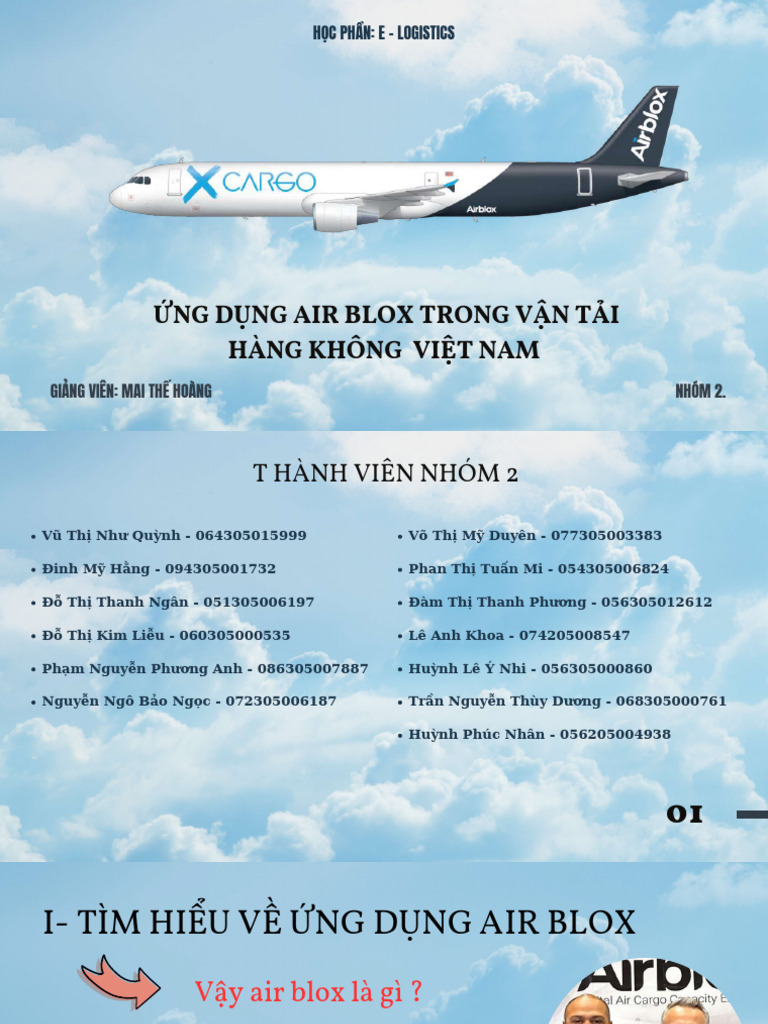 BÀI THUYẾT TRÌNH AIRBLOX - NHÓM 2 | PDF