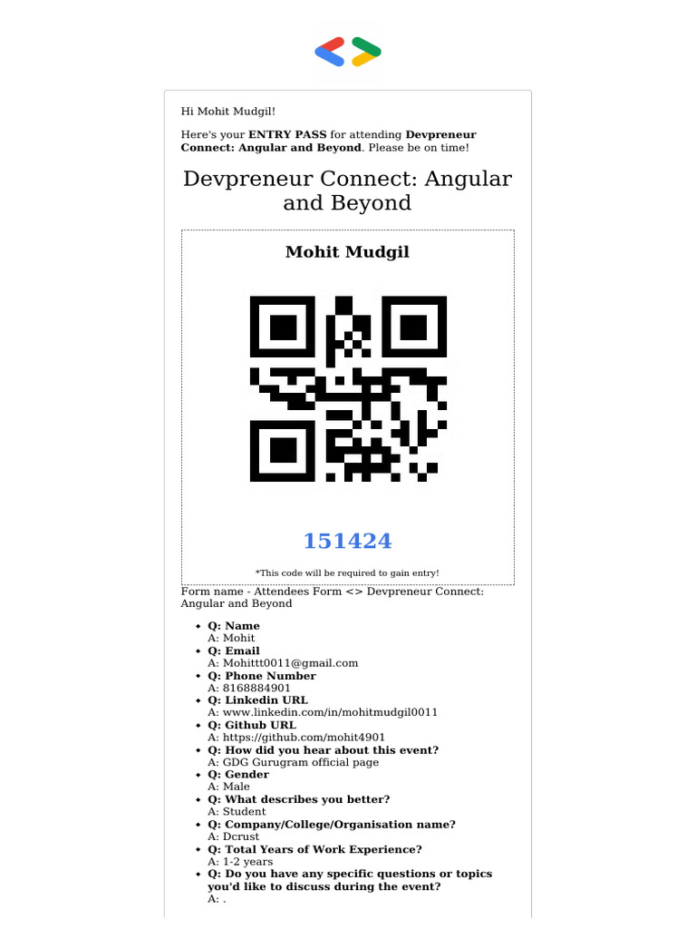 Entry Pass | PDF
