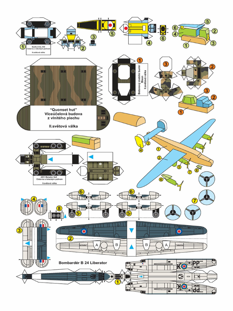 RAF ww2 Paper Models Buildings, Aircraft Etc | PDF