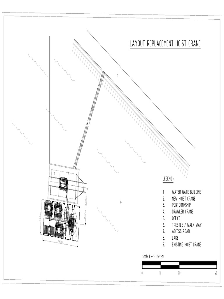 Hoist Crane Layout and Building Plan | PDF