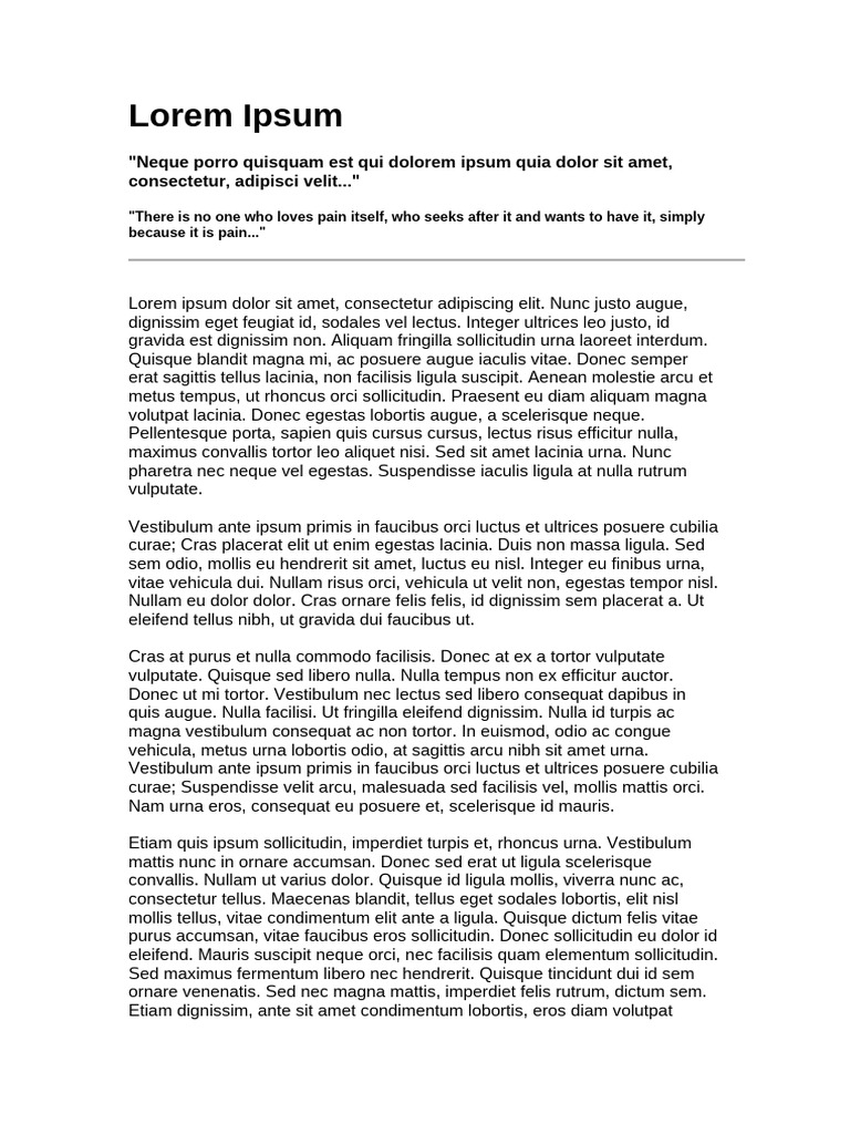 Lorem Ipsum 1 | PDF