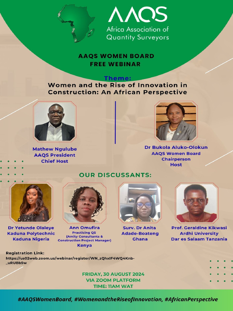 AAQS Women Webinar Flyer | PDF