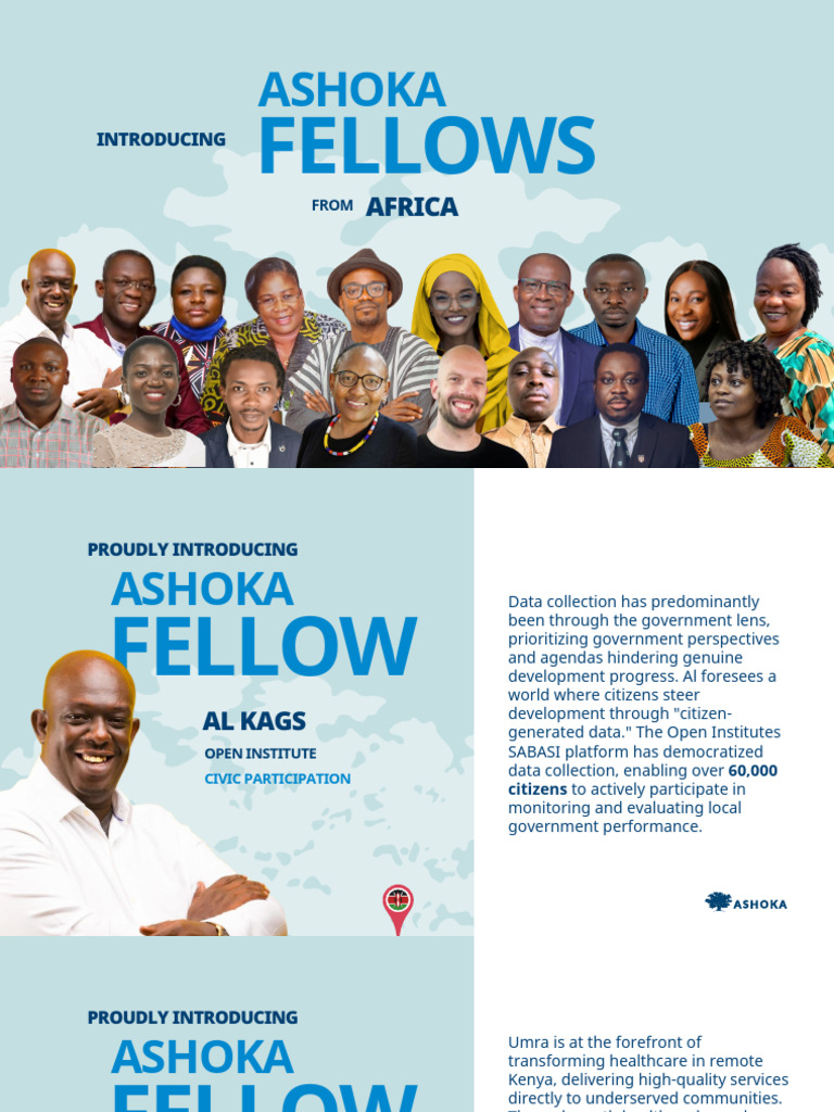 Ashoka Fellows Transforming Africa | PDF | Nigeria | Entrepreneurship