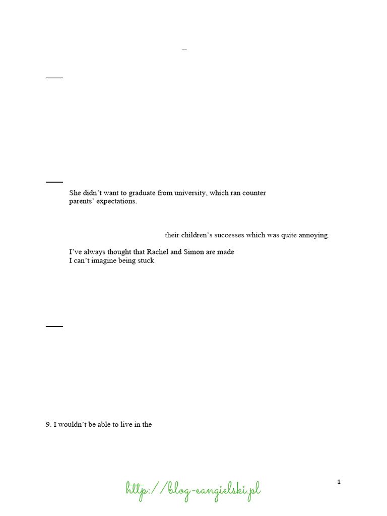 Proficiency C2 CPE Vocabulary Exercises 14 1 | PDF