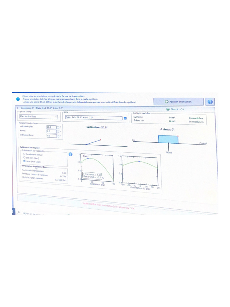 PVsyst Utilse Les Orientations Pour Calculer Le Facteur de Transposition. 3 | PDF