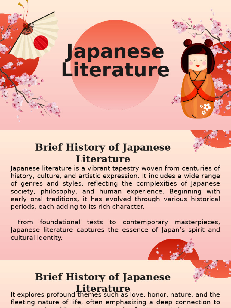 Themes in Japanese Literature Overview | PDF | Japanese Literature | Japan
