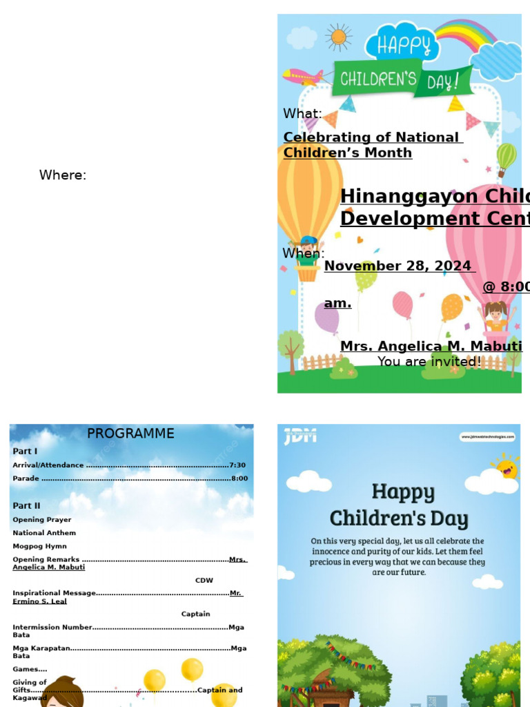 Invitation CDC | PDF