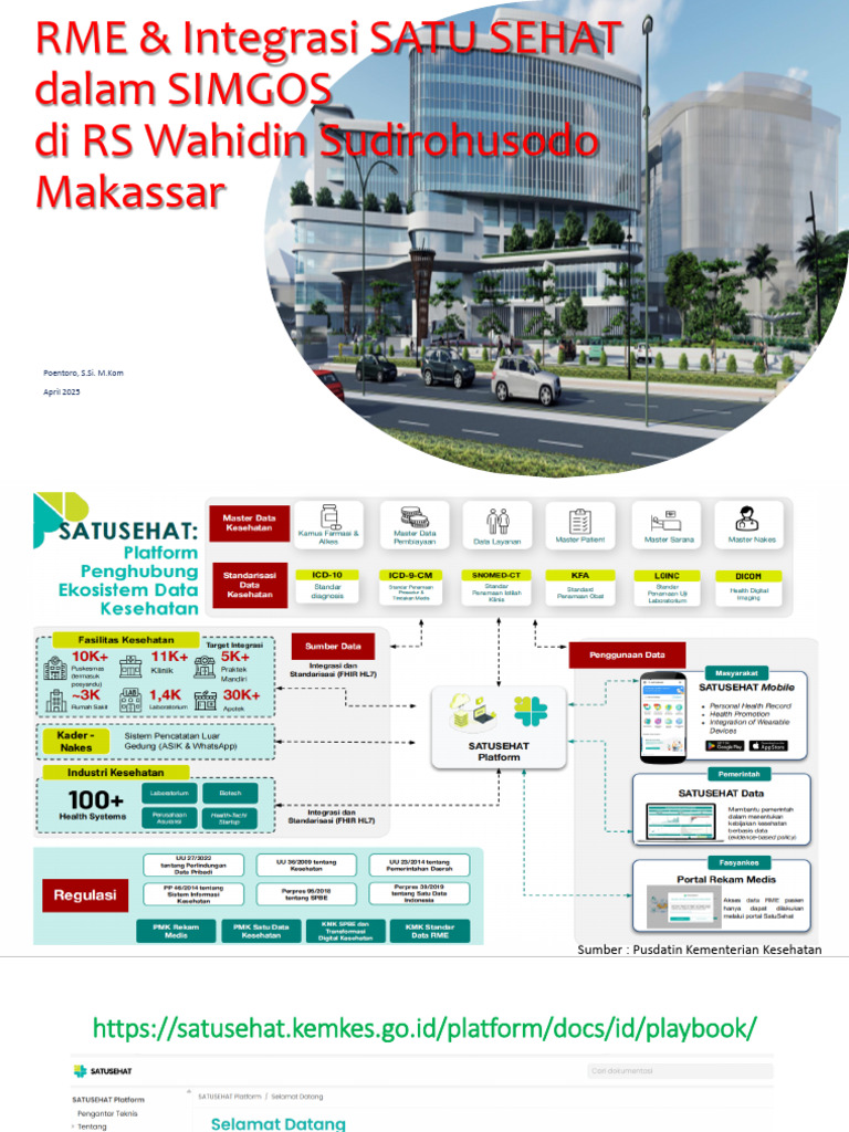 RME Dan Langkap2 Interoperabilitas Satu Sehat Di SIMGOS | PDF