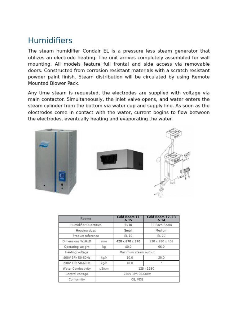 Humidifiers & Dehumidifiers | PDF | Manufactured Goods | Home Appliance