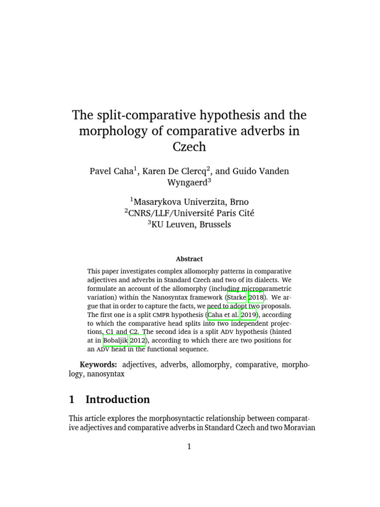 cahaEtAl 23 The-Split-Com.2 | PDF | Adverb | Adjective