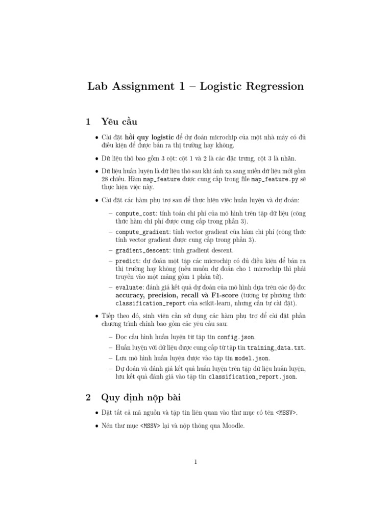 Lab Assignment 1 | PDF
