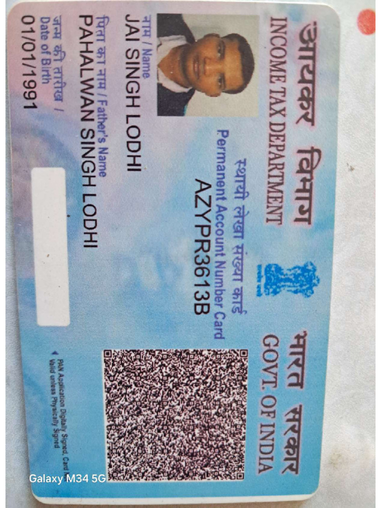 Pan Card Jaisingh | PDF