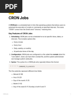 Cron Expressions in UiPath | PDF | Computer Programming | Software