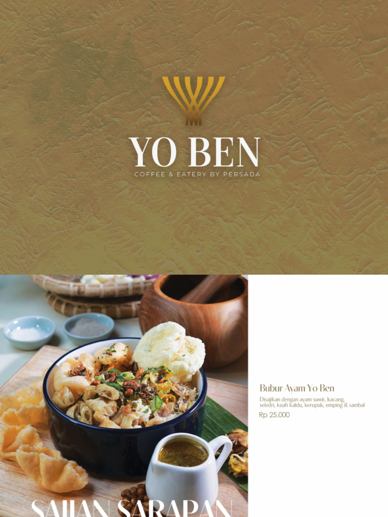 Menu Yo Ben | PDF