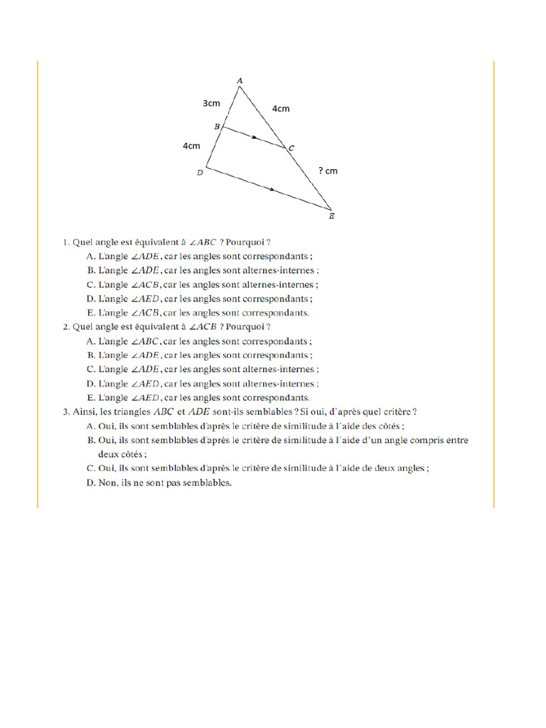 Prop Et Triangles | PDF