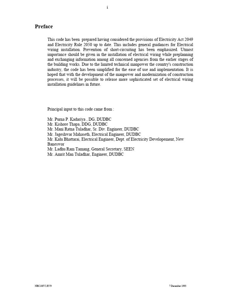 Nepal 26 NBC 207 2003 Electrical Design-pages-Deleted | PDF | Electric ...