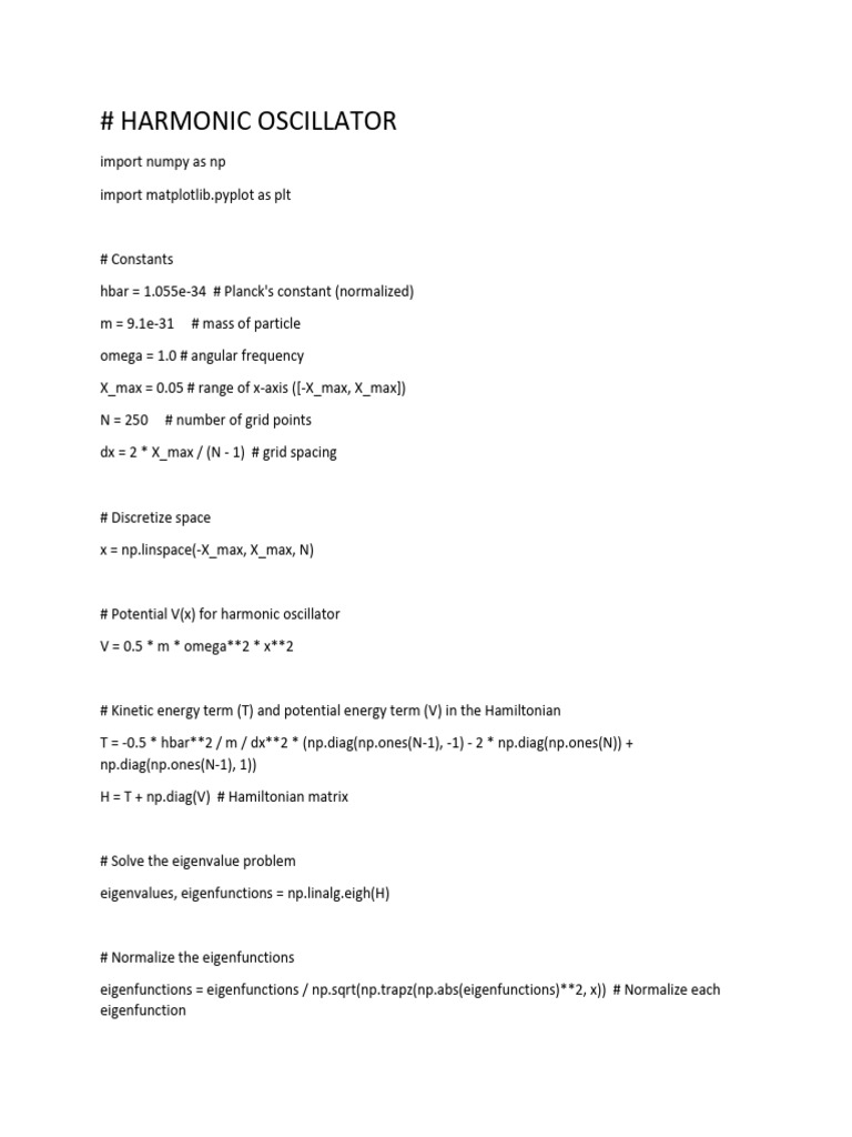 Unit 2 Quantum Input | PDF | Hamiltonian (Quantum Mechanics) | Eigenvalues And Eigenvectors