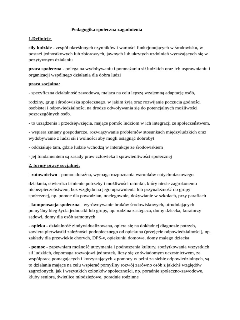 Zagadnienia Na Egzamin | PDF