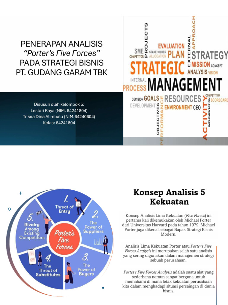 Kelompok 5 - Analisis Strategis Porter's Five Forces | PDF