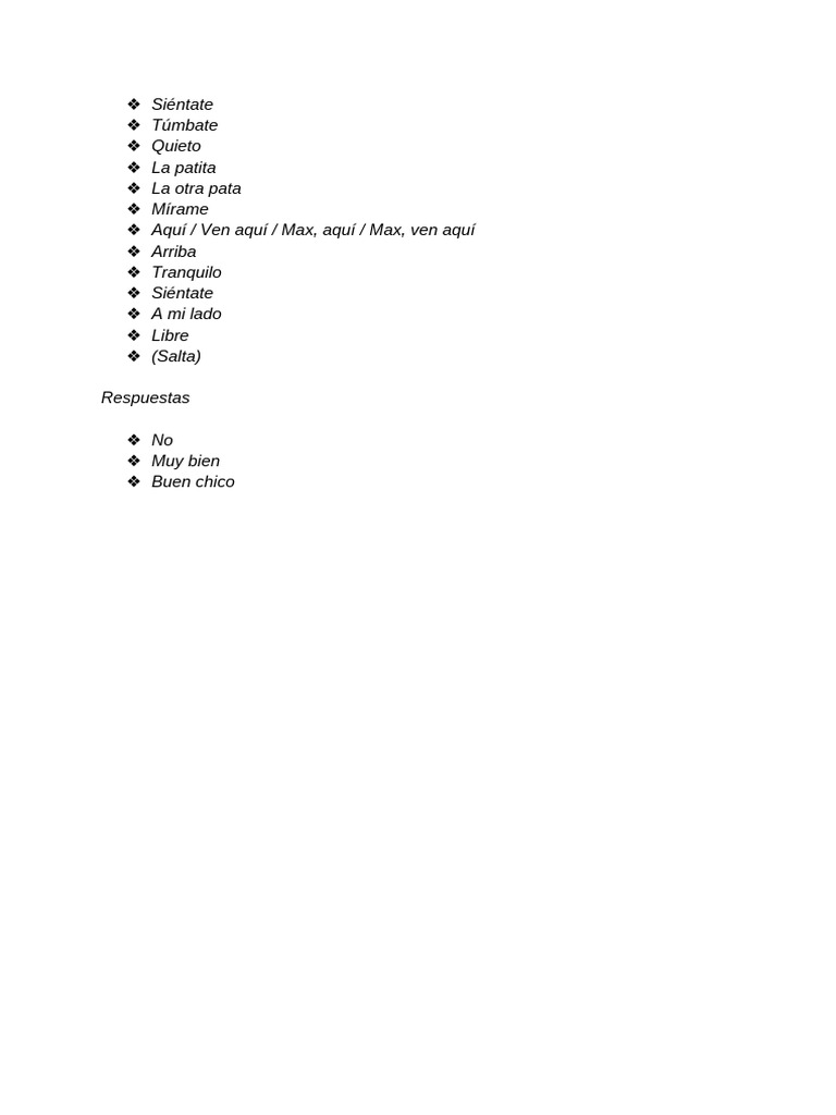 Lista de Trucos de Max | PDF